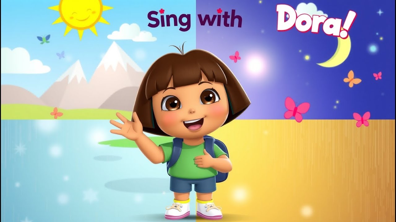 🌦️ Weather Song for Kids | I Love the Weather! | Kid dora Animated ...