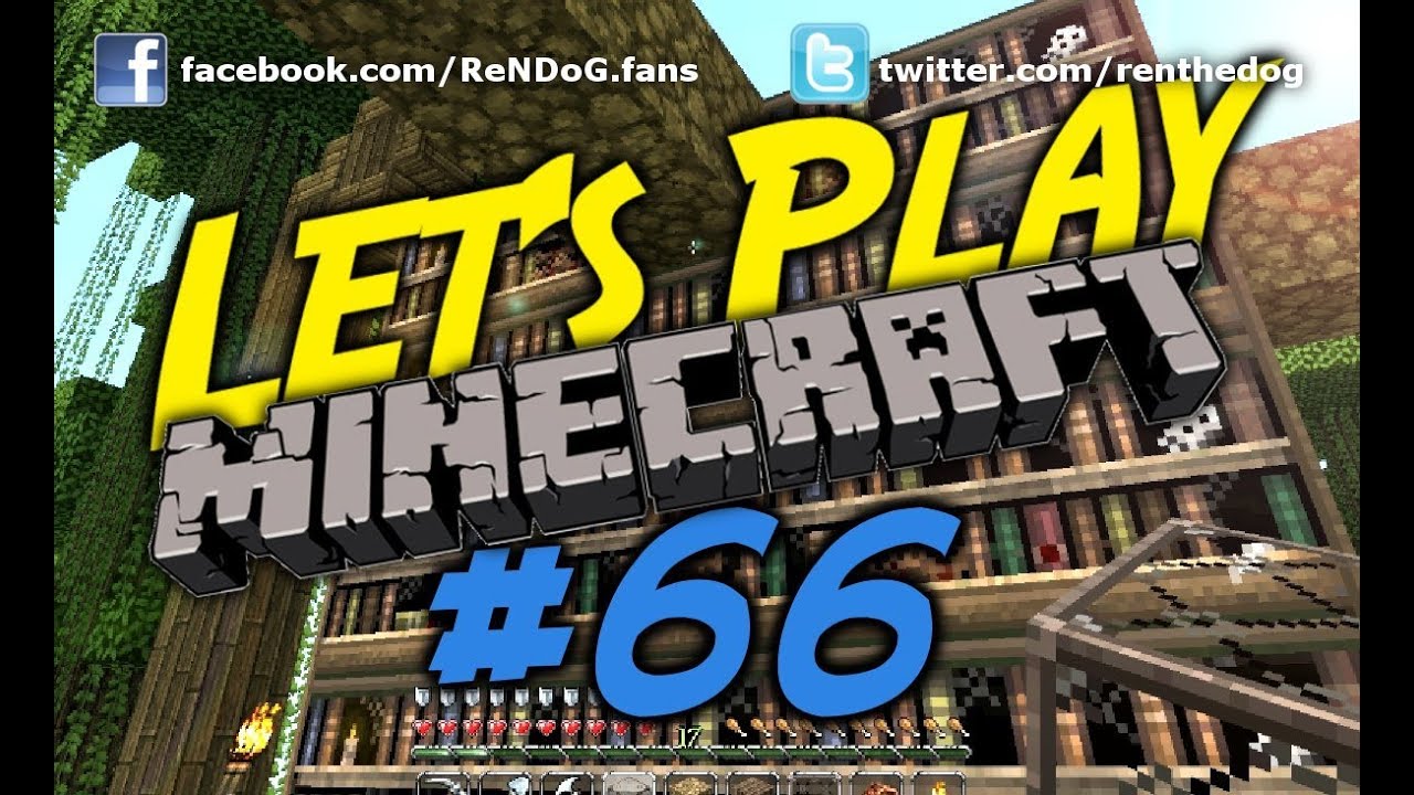 [Part 66] Let's Play Minecraft - Wizard Tower Walls - YouTube