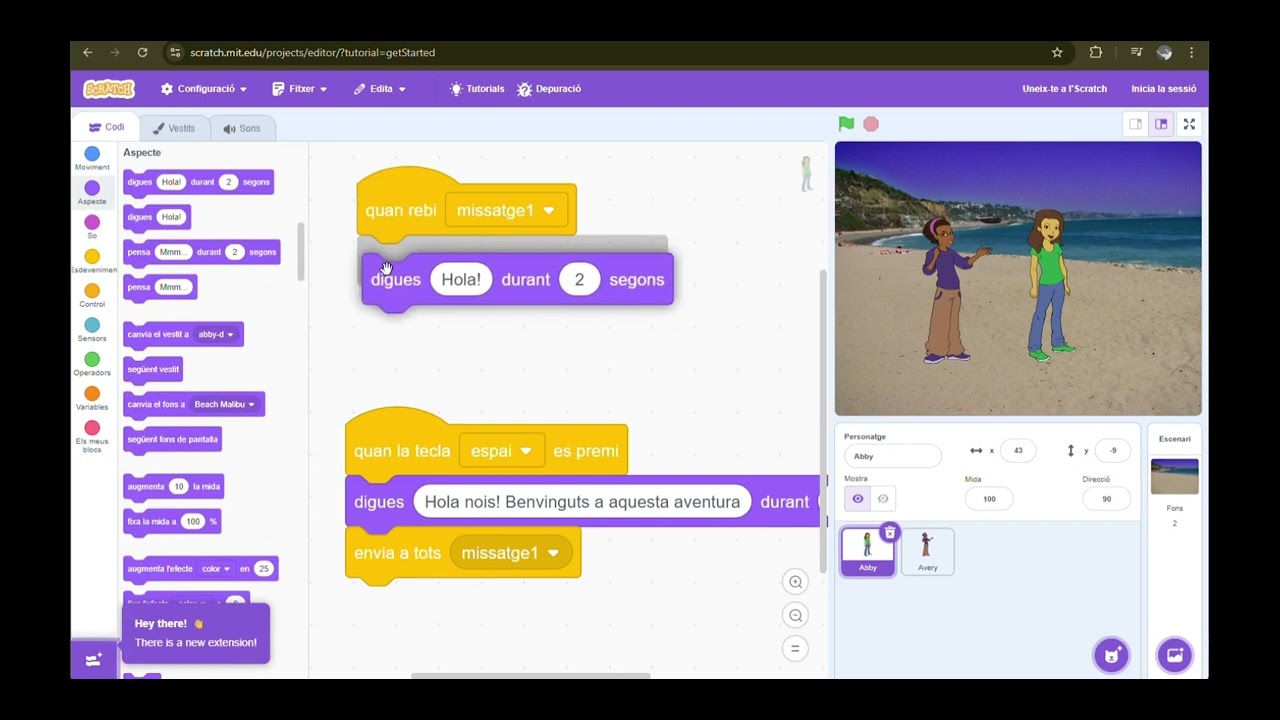 Creem una primera història amb Scratch! - YouTube