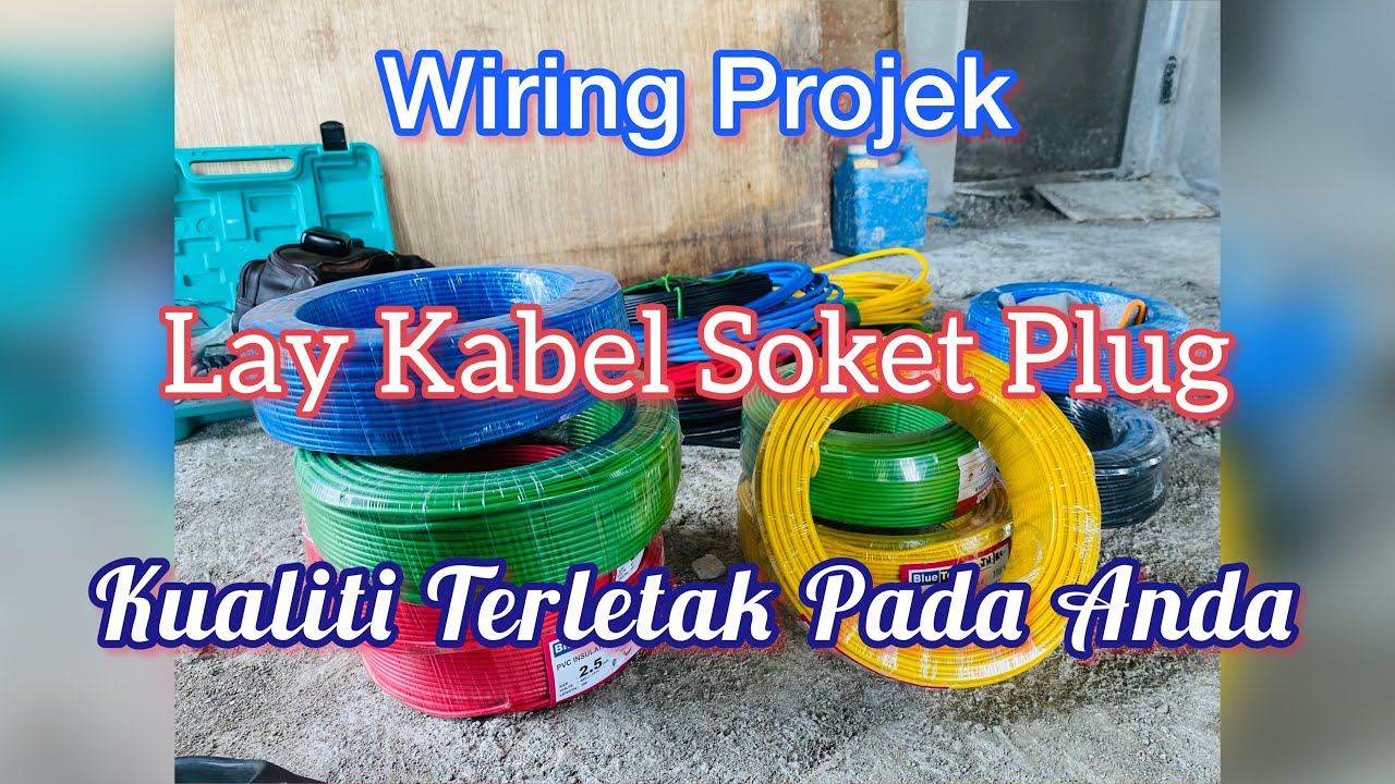 WIRING PROJEK V-7: Lay Kabel SSO/Soket Plug 2.5mm Minima| Sirim, ST| No ...