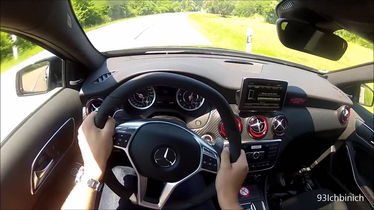 [ Test 2 ] Mercedes A45 AMG Launch Control Racestart SOUND - YouTube