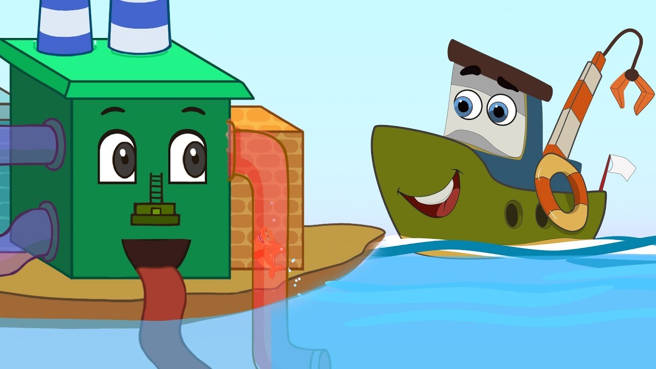 Little Ship And Baby Sharks Became Friends | Kids Funny Toon - YouTube