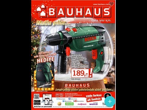 bauhaus yılbası katalogu - 09 aralık 5 ocak indirim kataloğu