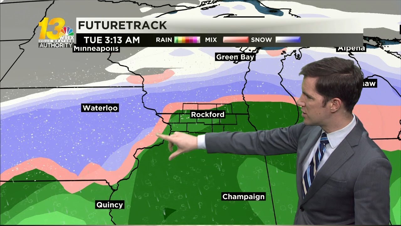 The weather goes from very cold to very slushy - YouTube