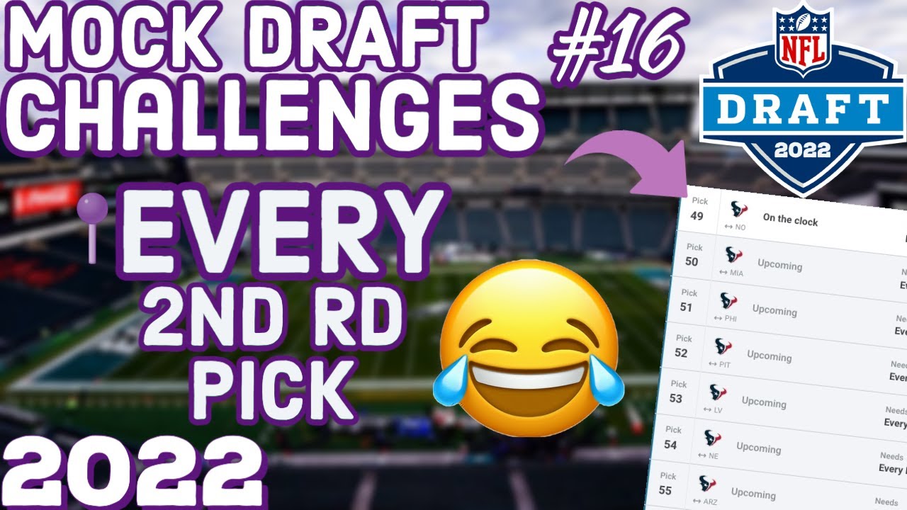 Trading for EVERY 2nd Round Pick! || Mock Draft Challenges #16 - YouTube
