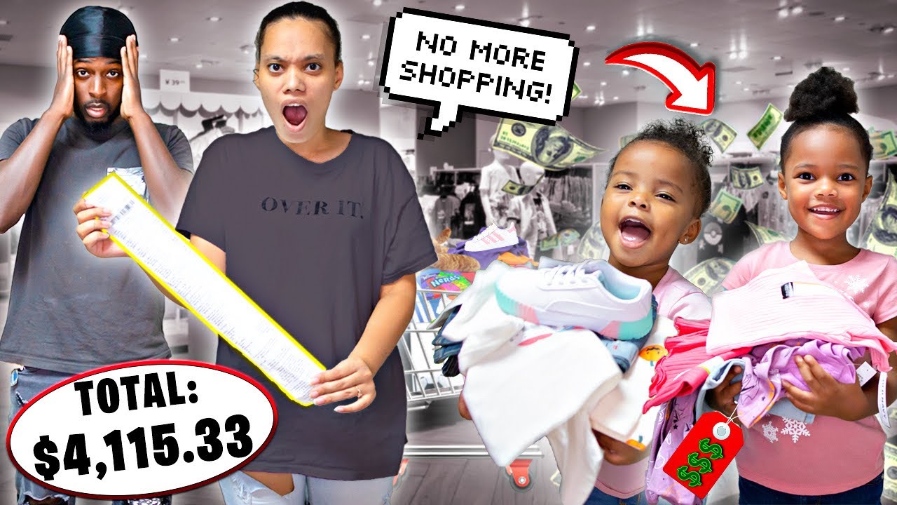 Taking Our Kids On A VERY EXPENSIVE Shopping Spree *BAD IDEA* - YouTube