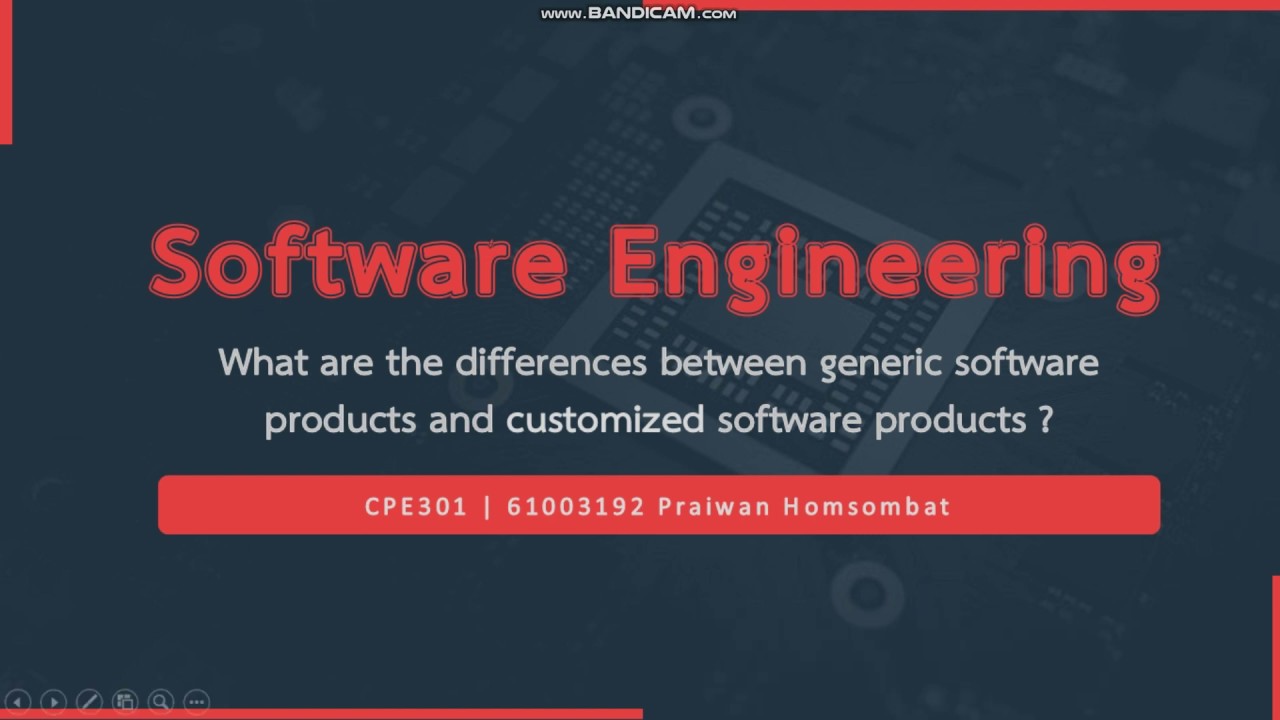 CPE301 | Generic software products and Customized software products ? - YouTube