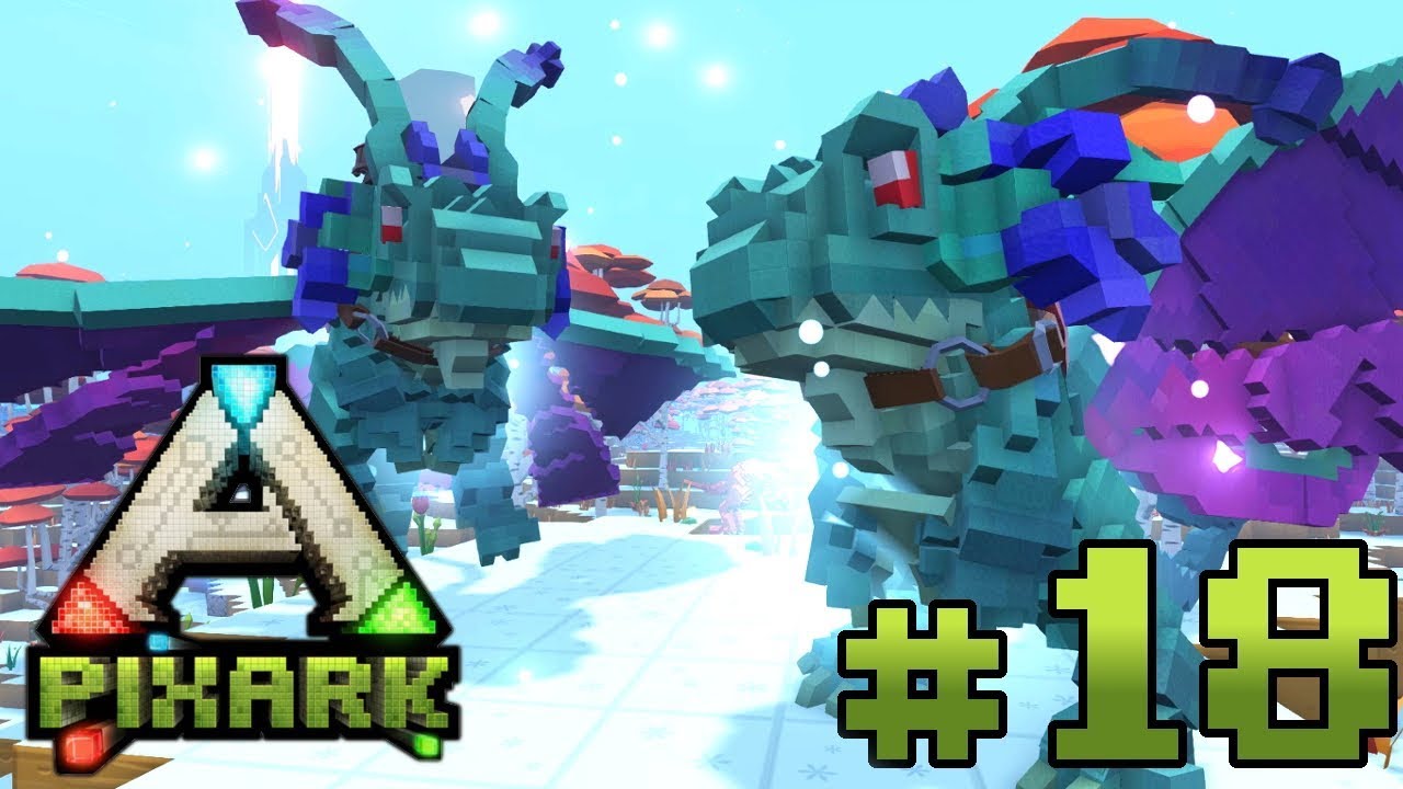 PixARK #18 - Die ersten Drachen namens Fairy Dragon zähmen! | LP PixARK ...