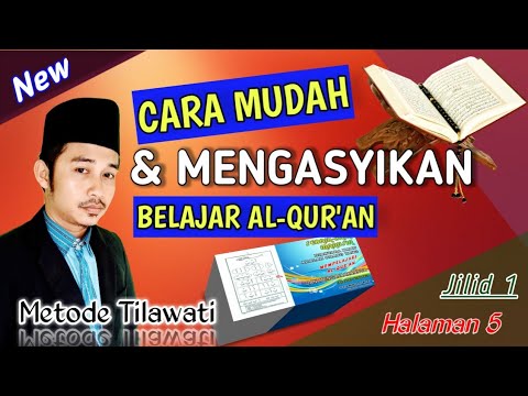 Belajar membaca Alquran Metode Tilawati Jilid 1 Halaman 5 - YouTube