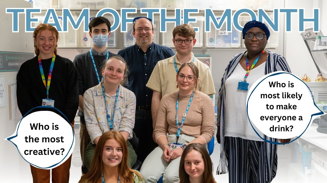 Team of the month: spotlight on our lab technicians - YouTube