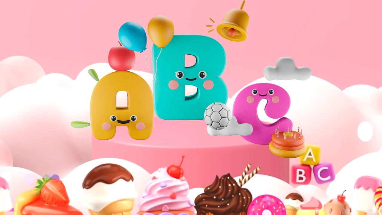 ABC Song 🧸Kids Nursery Rhythm/Song 🦄 English Alphabets 👶Alphabets Song ...