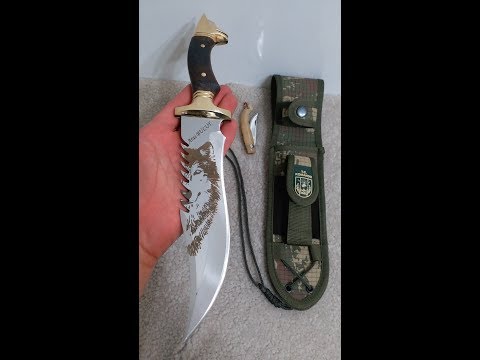 Bıçak üzerine yazı yazma kurt işleme