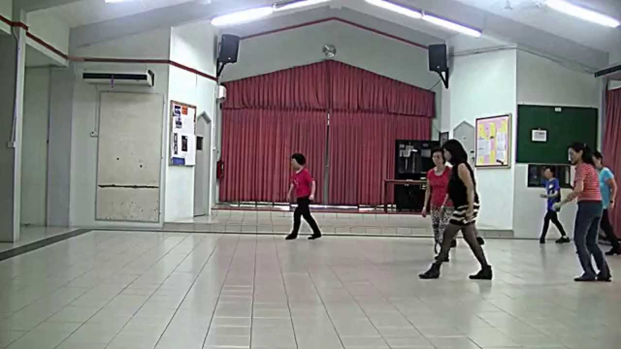 LET'S NEVER STOP FALLING IN LOVE line dance (Roger Neff) May 2015 - YouTube