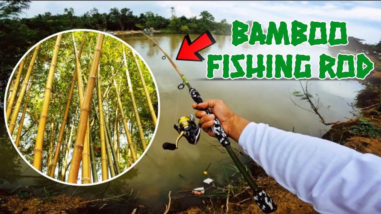 How To Make A Bamboo Fishing Rod - Bamboo Challenge - YouTube