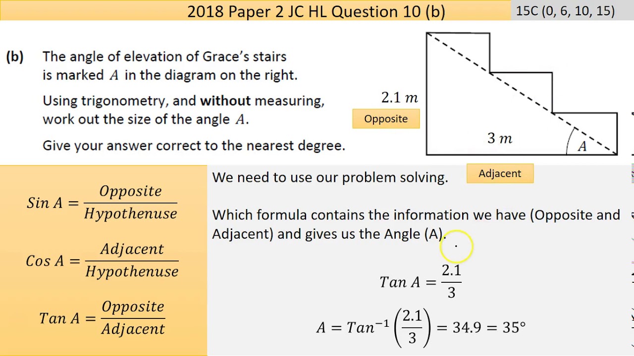 Maths screencast Paper 2 2018 JC HL Question 10 - YouTube