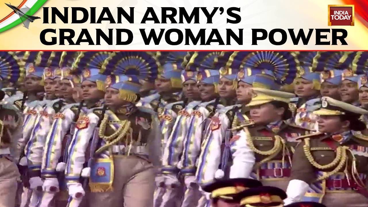 Watch: All-women Tri-service Contingent Marks Debut At Republic Day ...