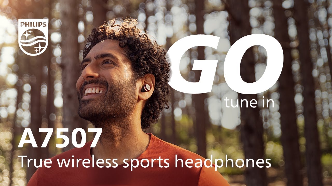 Philips A7507 True Wireless Sports Headphones - Hear only the sounds ...