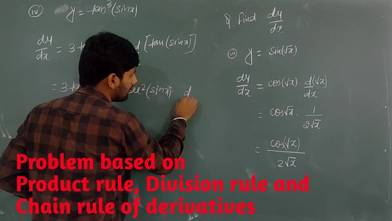#class_4 | DIFFERENTIATION | Problem based on Product Rule , Division ...