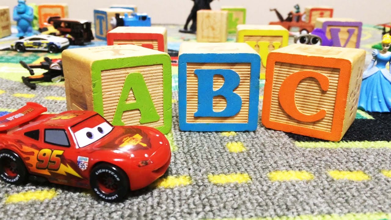 ABC Phonics and ABC song with Lightning McQueen Car - YouTube