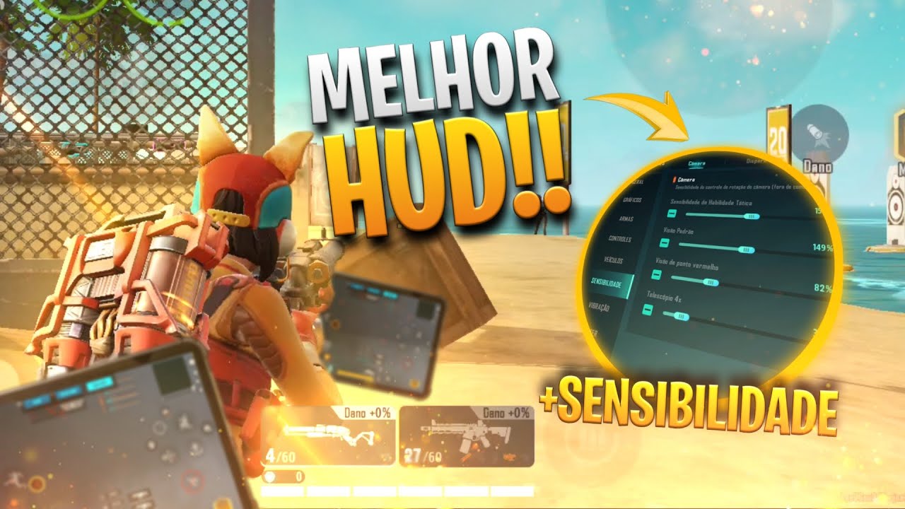 DICA DE COMO MONTAR A MELHOR HUD + SENSIBILIDADE (FARLIGHT 84 - iPad ...