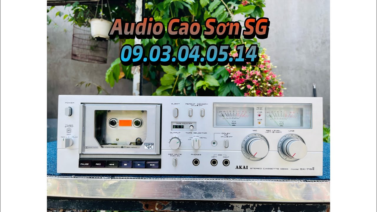Đầu Phát Băng Cassette AKAI GX-715 Mark 2. Cassette AKAI GX-715 Mark 2 ...