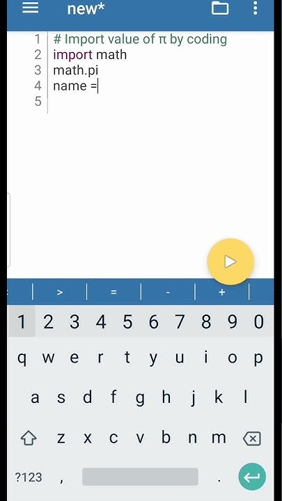 Coding With Mobile Finding Value Of π By Coding Python Programming Short Python Youtube