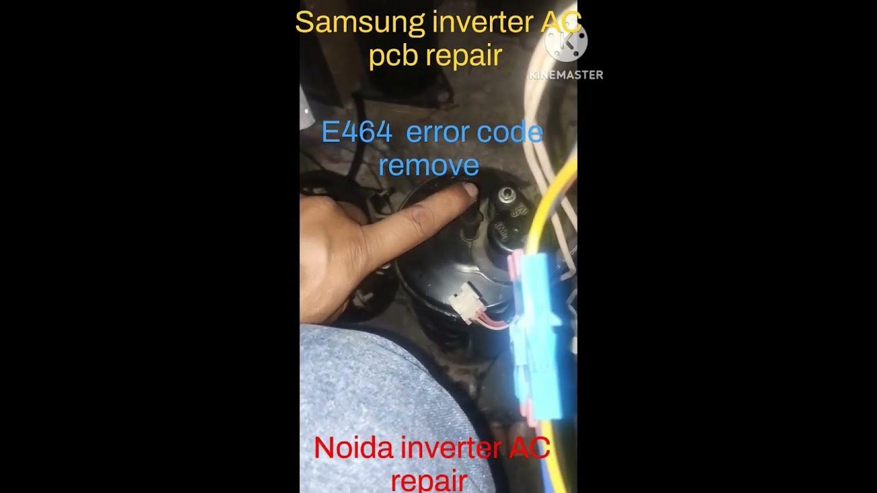 Samsung Inverter Ac Pcb Repair E464 Error Code Remove Noida Inverter