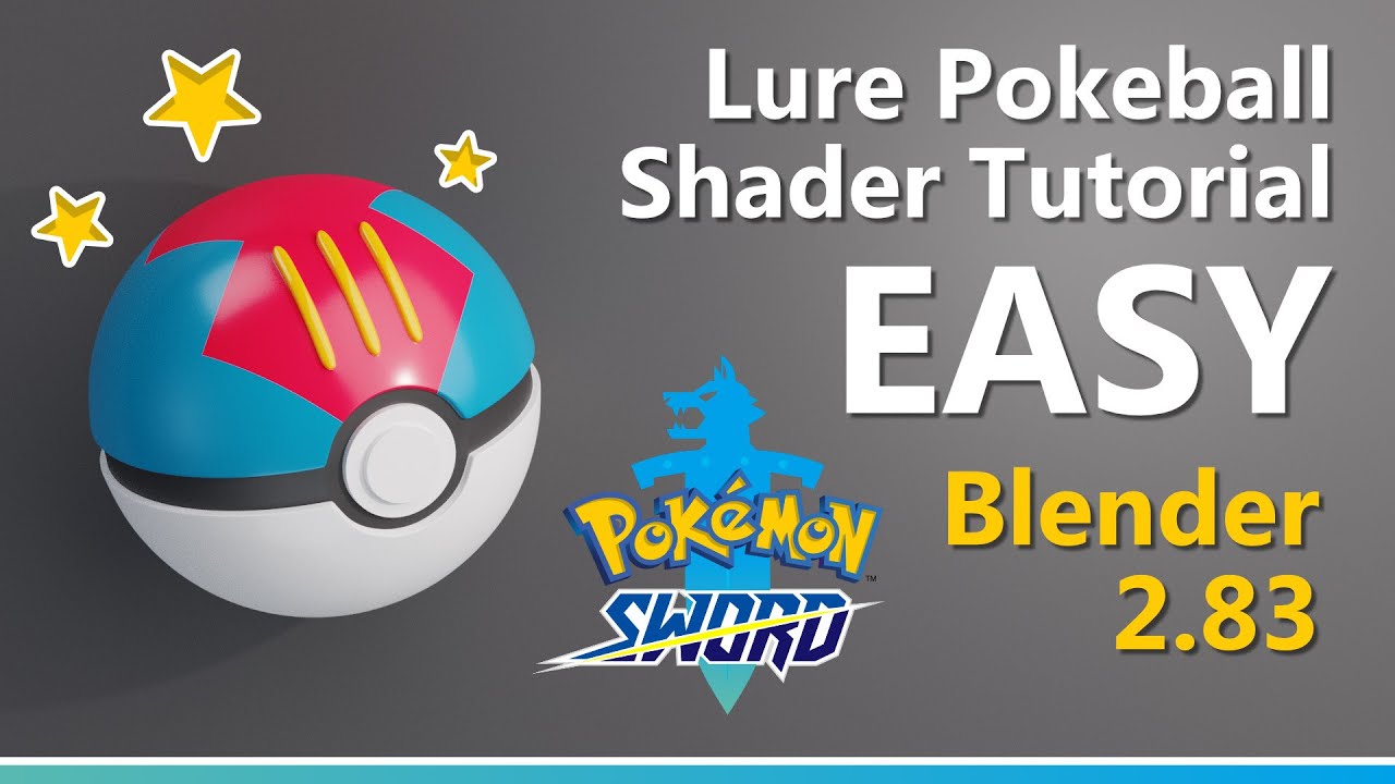How to create a Lure Pokeball Shader in Blender - YouTube