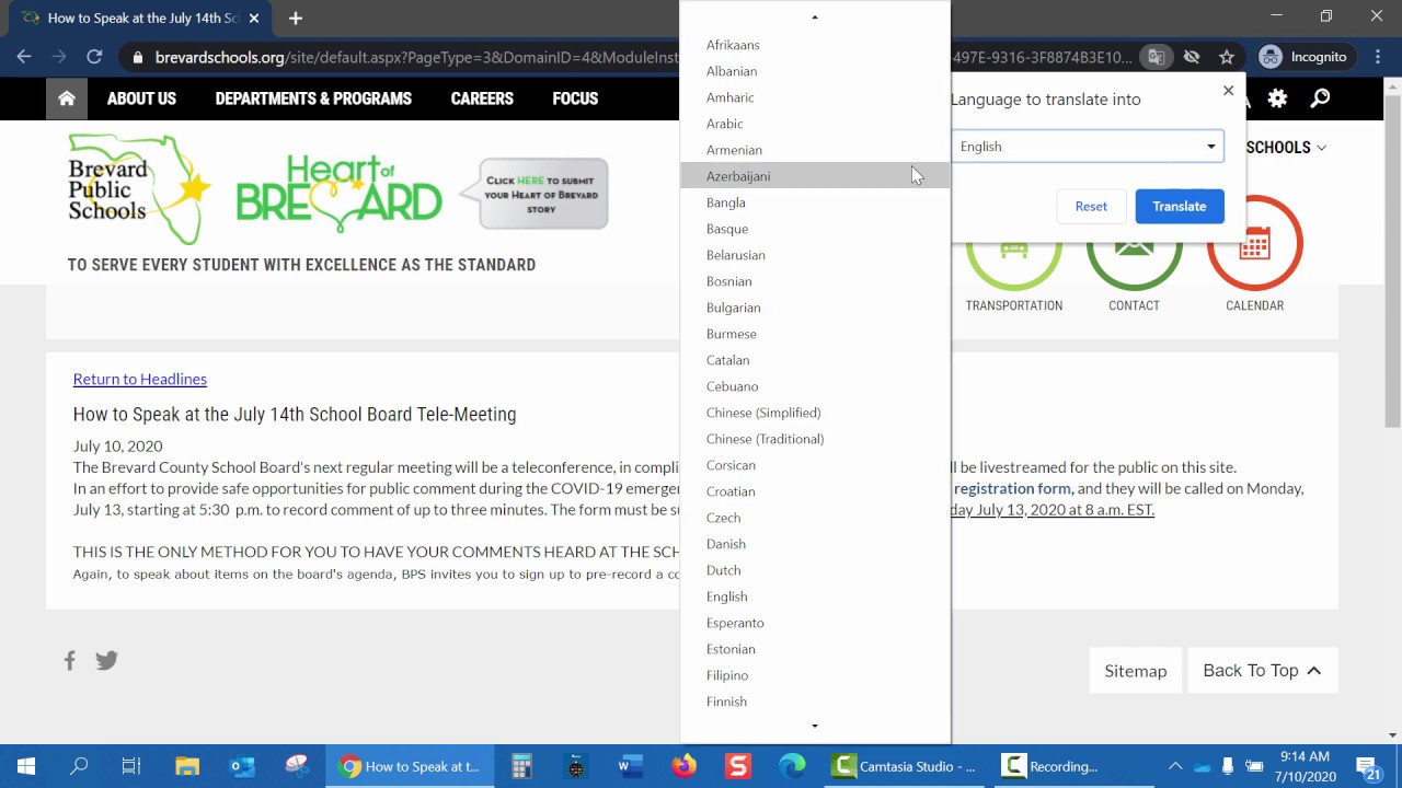 Google Chrome Translate Feature - YouTube