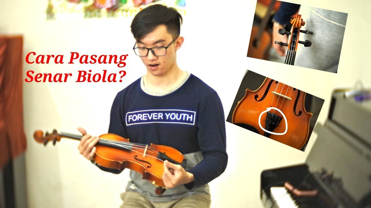 Cara Pasang Senar Biola MUDAH | Belajar Biola - YouTube