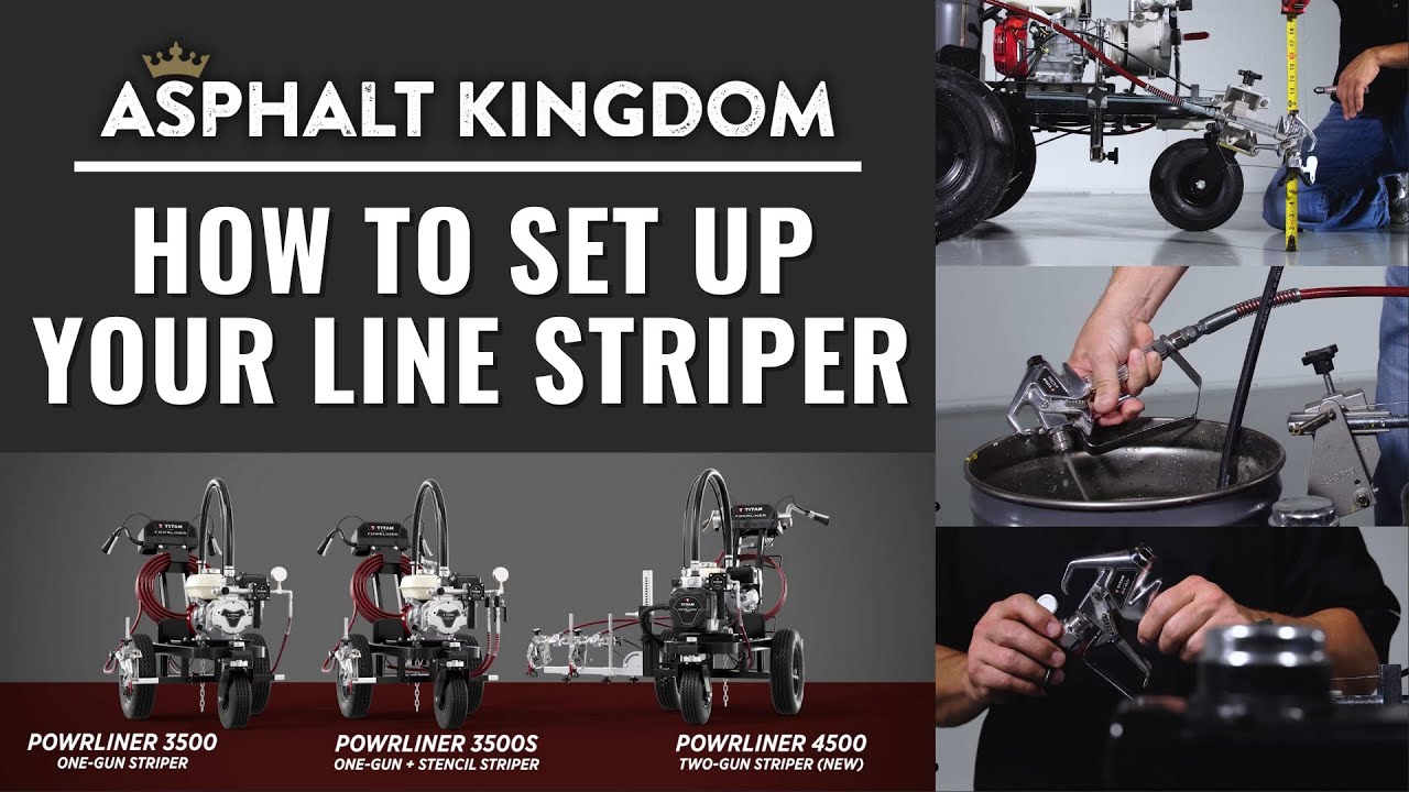 How To Set Up Your Line Striper | Titan PowrLiner 3500, 3500S, and 4500 ...