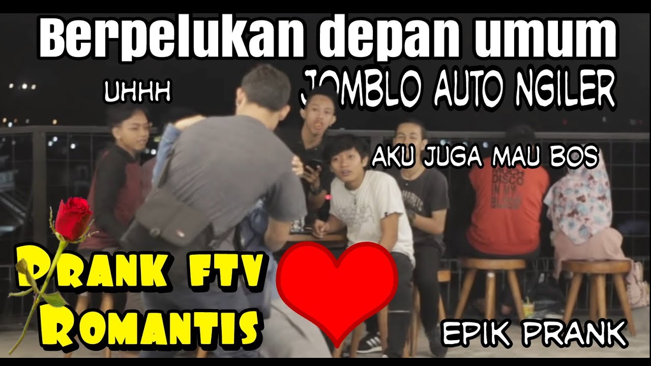 PRANK FTV ROMANTIS PART 21 || Kompilasi adegan romantis jomblo auto ...