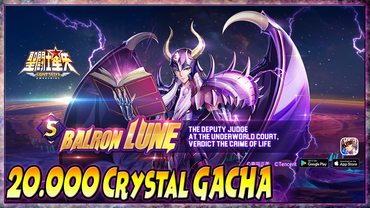 20.000 CRYSTAL GACHA "New Rank S" BALRON LUNE [Team FIREBOYS] - Saint ...