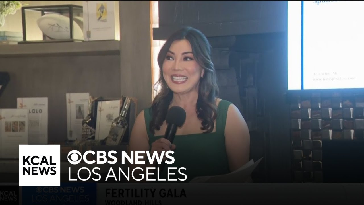 KCAL News Meteorologist Amber Lee hosts gala to support families dealing with infertility - YouTube