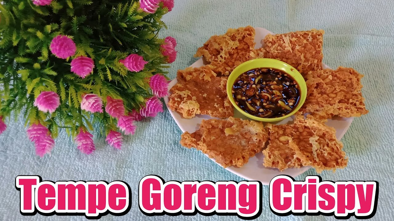Resep TEMPE GORENG CRISPY Tahan Lama | Cara Membuat Tempe Tepung Garing ...