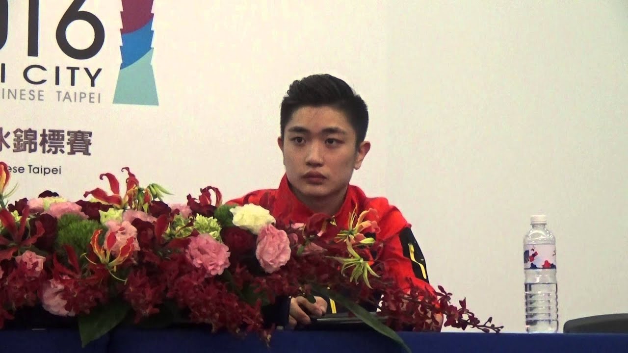 2016 0221 Yan Han 4CC press conference after FS (on the competitiveness ...