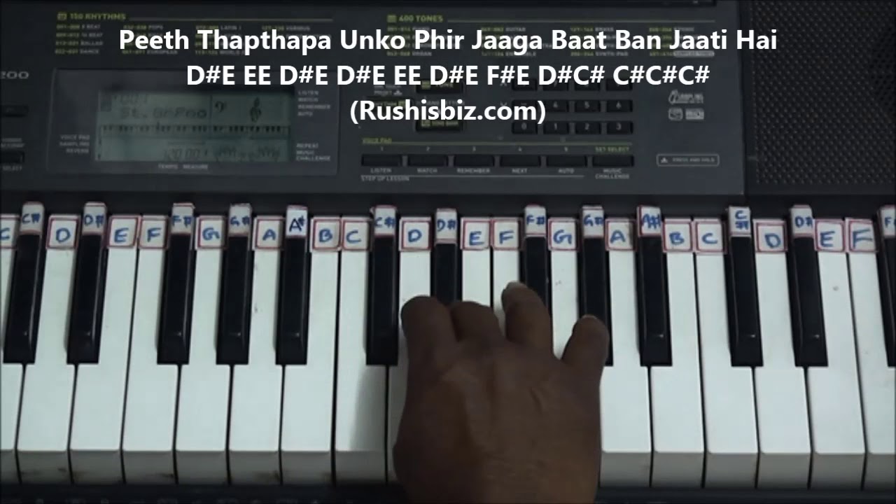 Dangal (Title) song - Piano Tutorials | 1200 Songs BOOK/PDF @399/- only ...