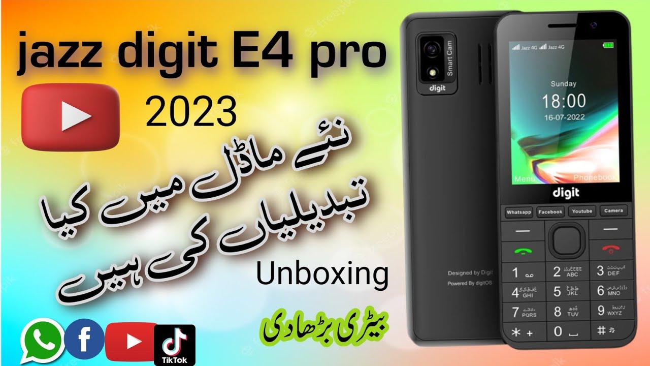 Jazz Digit New Model E4 Pro Unboxing 2023 !! jazz digit E4 pro price in ...