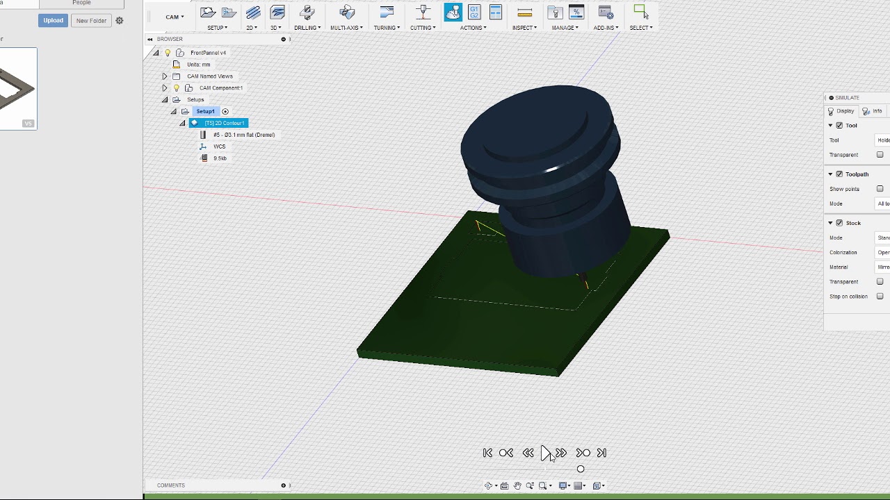 Create g-code for Mooz2 using Fusion 360 - YouTube