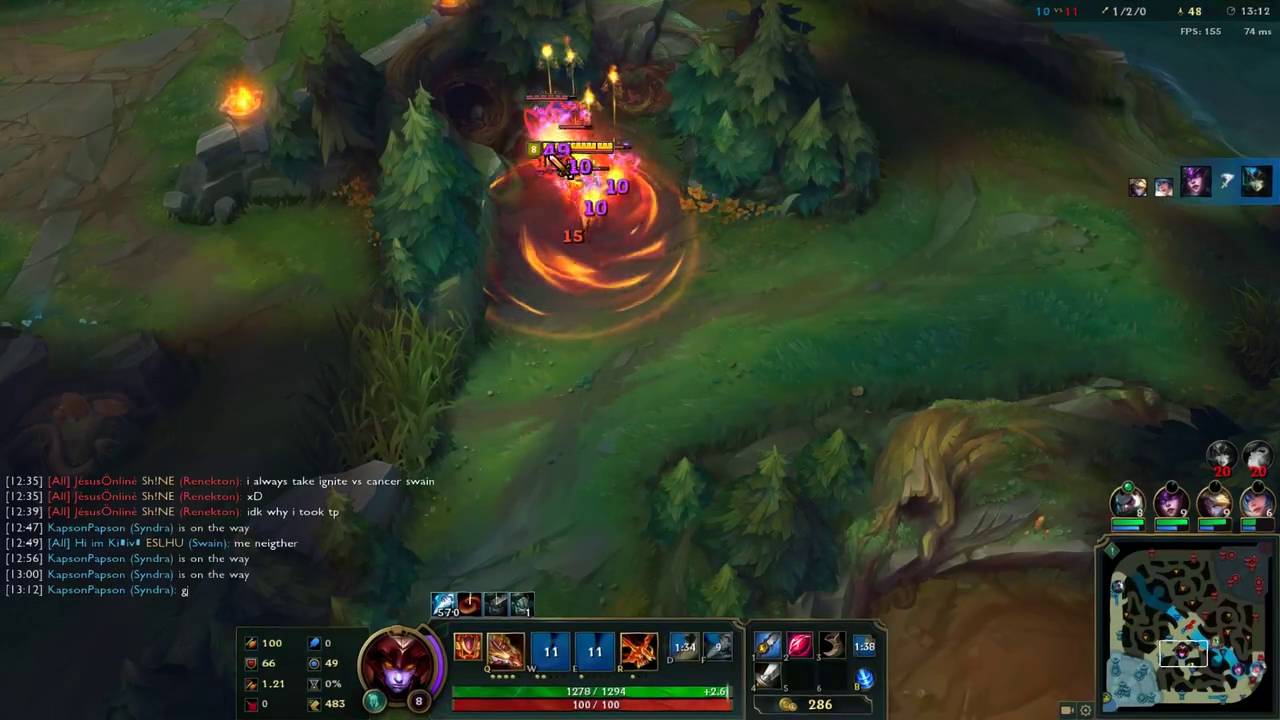 League of Legends Ft Shyvana On Jungle (Game 310 Patch 6.12) - YouTube