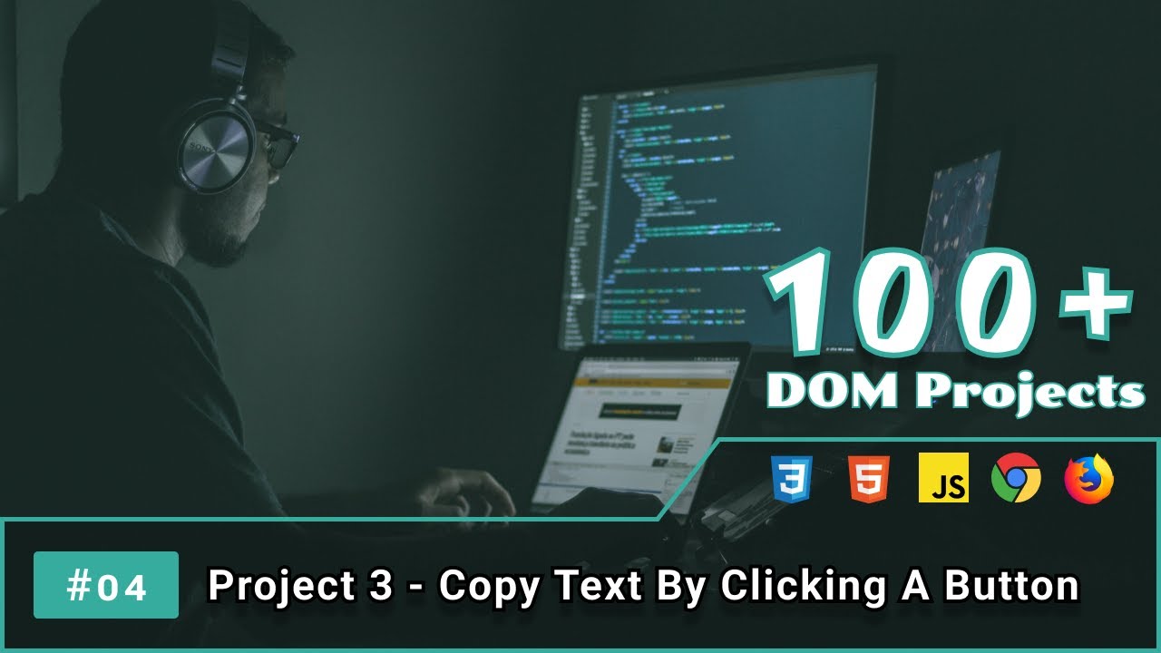 4. Project 3 - Copy Color Code By Clicking A Button | JS DOM Projects in Bangla - YouTube