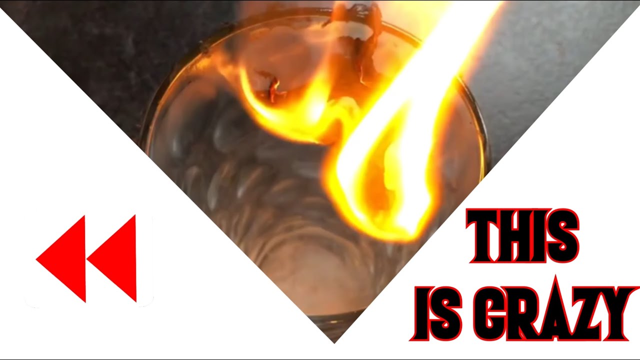 Satisfying FIRE in reverse - Burning fire backwards - YouTube