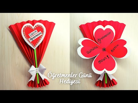 HAND MADE GIFT IDEA FROM PAPER 🎁💐 BIRTHDAY - MOTHER'S DAY - FATHER'S DAY - TEACHER'S DAY