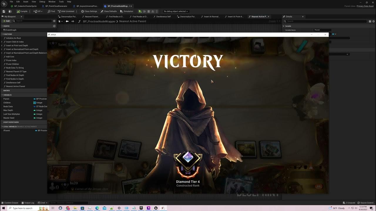 Unreal Engine 5, Universe Simulator - Async Proctree, Nearest Activated Parent From Player and ...