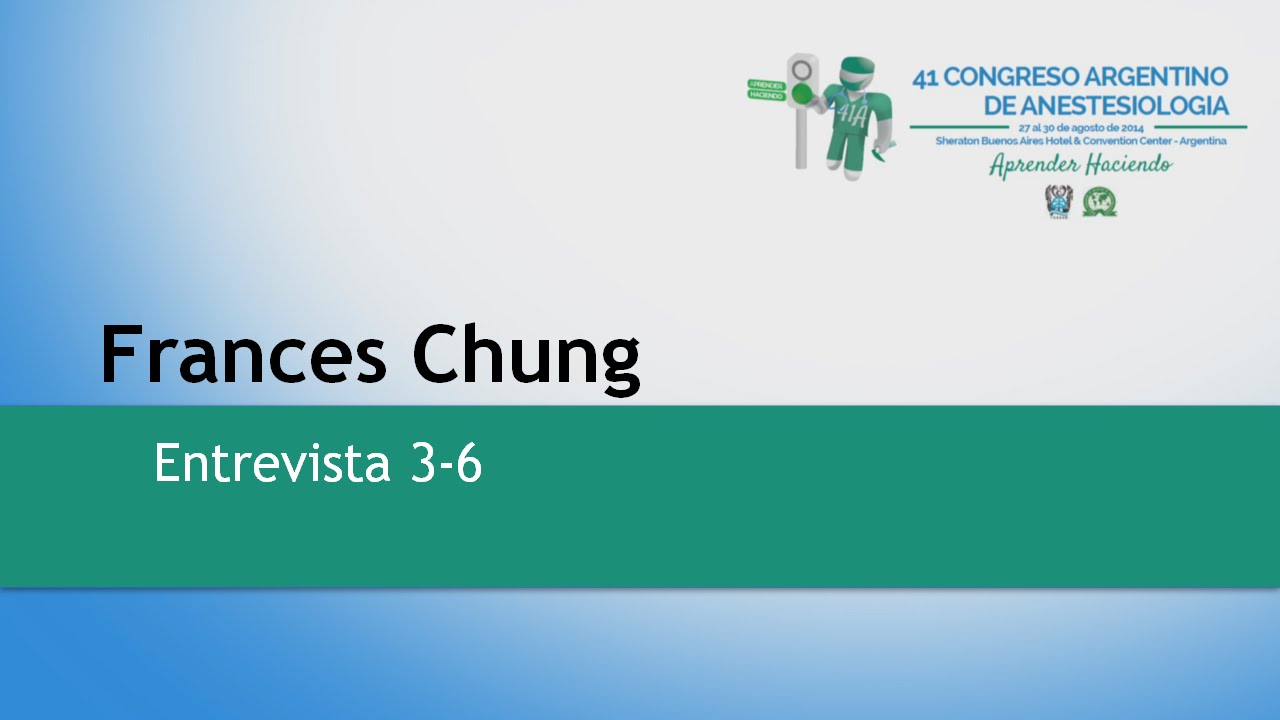 Frances Chung - Entrevista 3-6 - YouTube