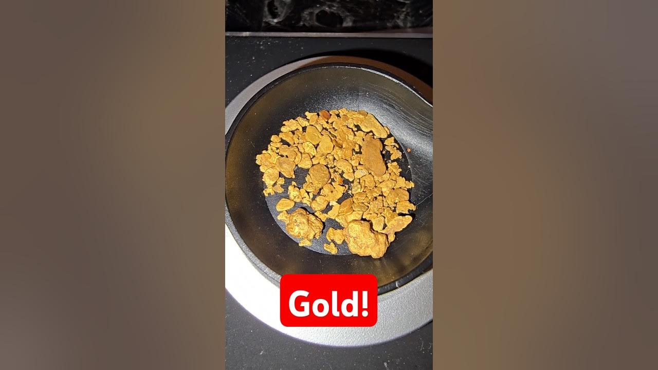Goldnugget gefunden! Goldwaschen in Deutschland! 🐌😁 #goldwaschen #outdoor #golddoktor - YouTube