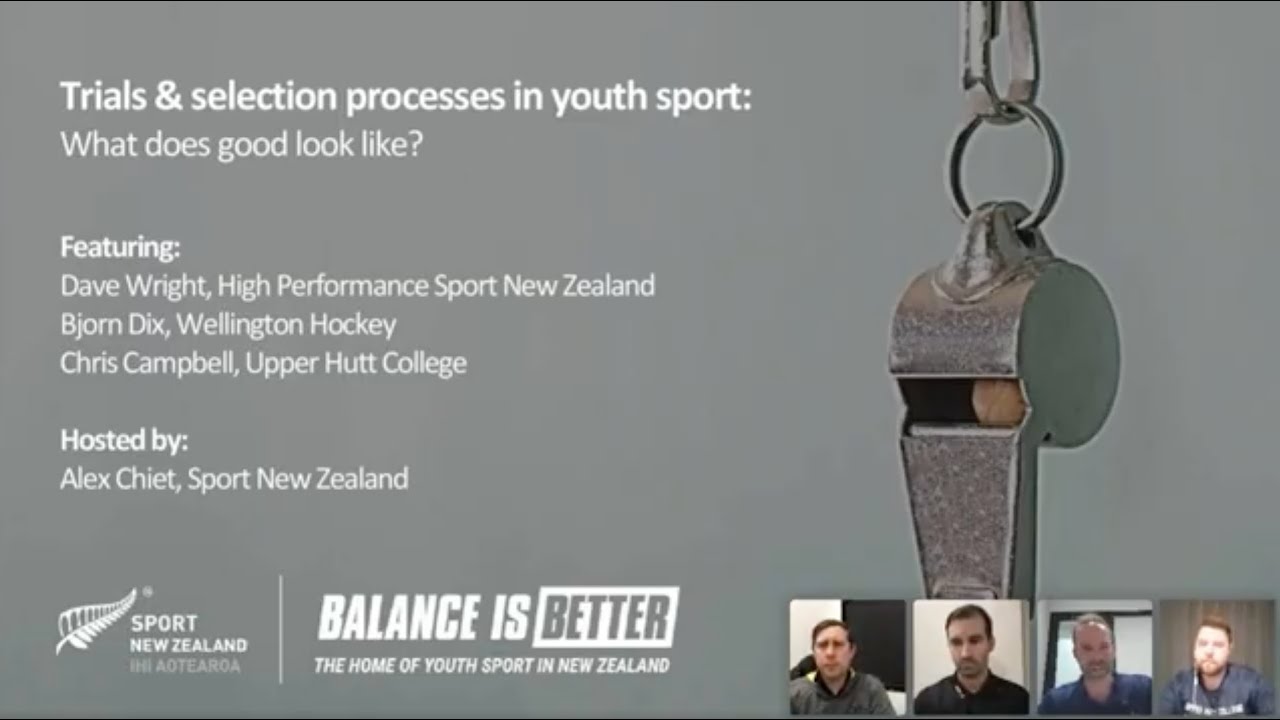 Youth Sport Trials & Selection Processes – What does good look like ...