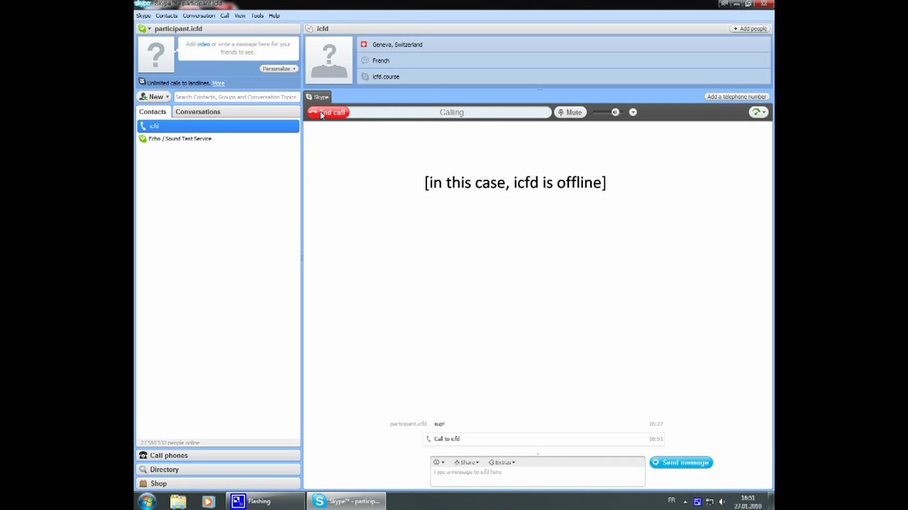 How to use voice/video chat-Part III (communicating with contacts ...