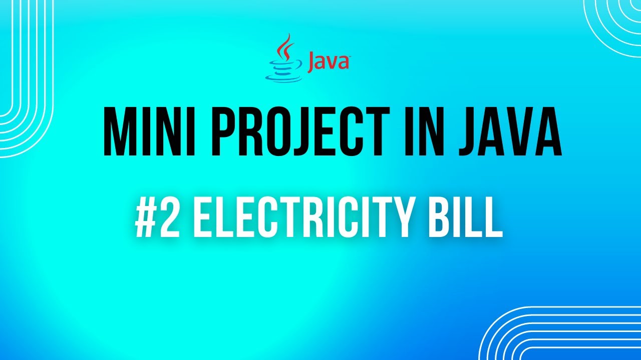 2 Electricity Billing System Mini Project In Java Java Programming 3683