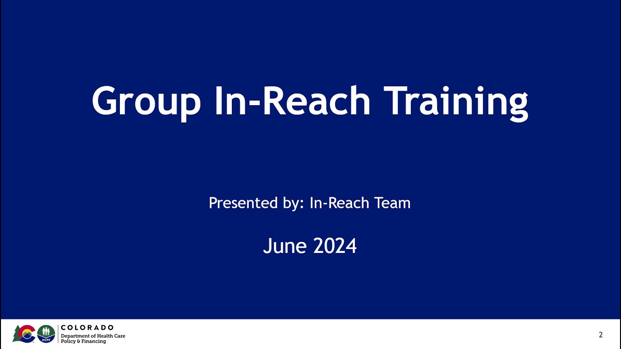 Group In-Reach Training - June 4, 2024 - YouTube